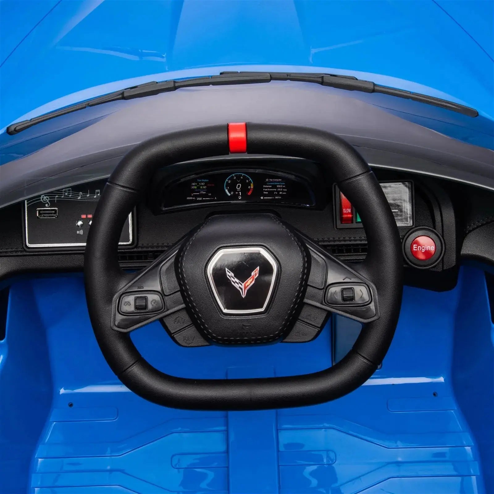 12V Chevrolet Corvette C8 Stingray 1 Seater Ride-On – Freddo Toys