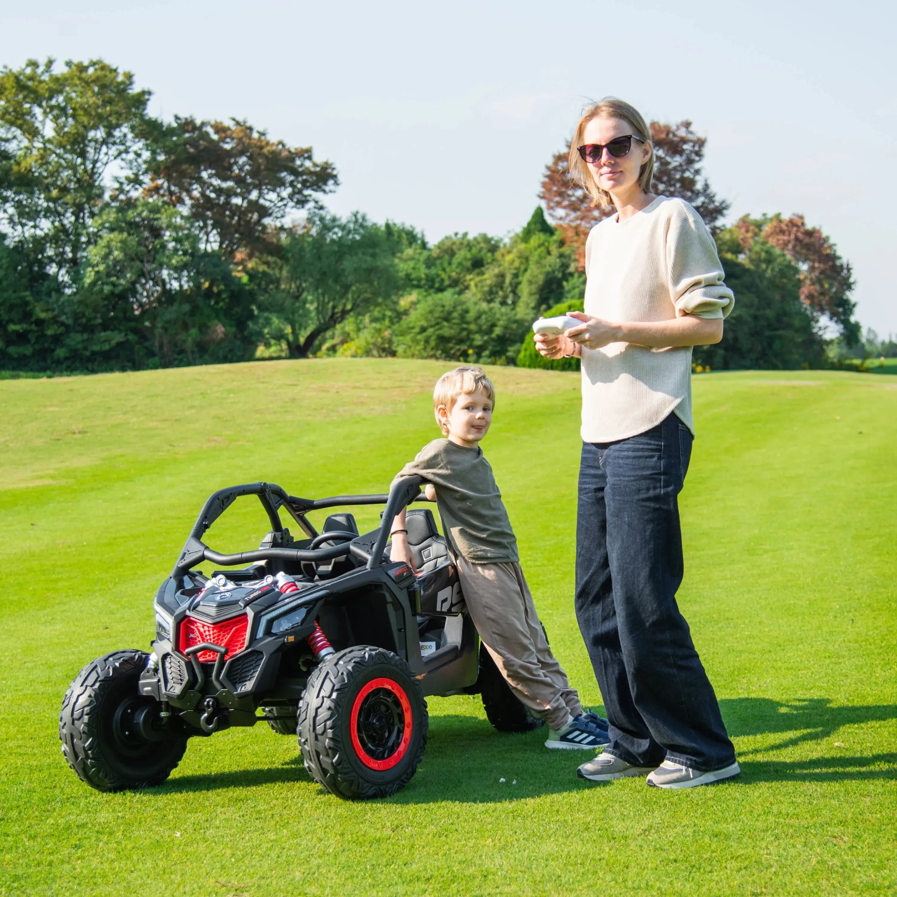 48V 4x4 Can Am Maverick 2 Seater Ride on UTV for Kids – Freddo Toys