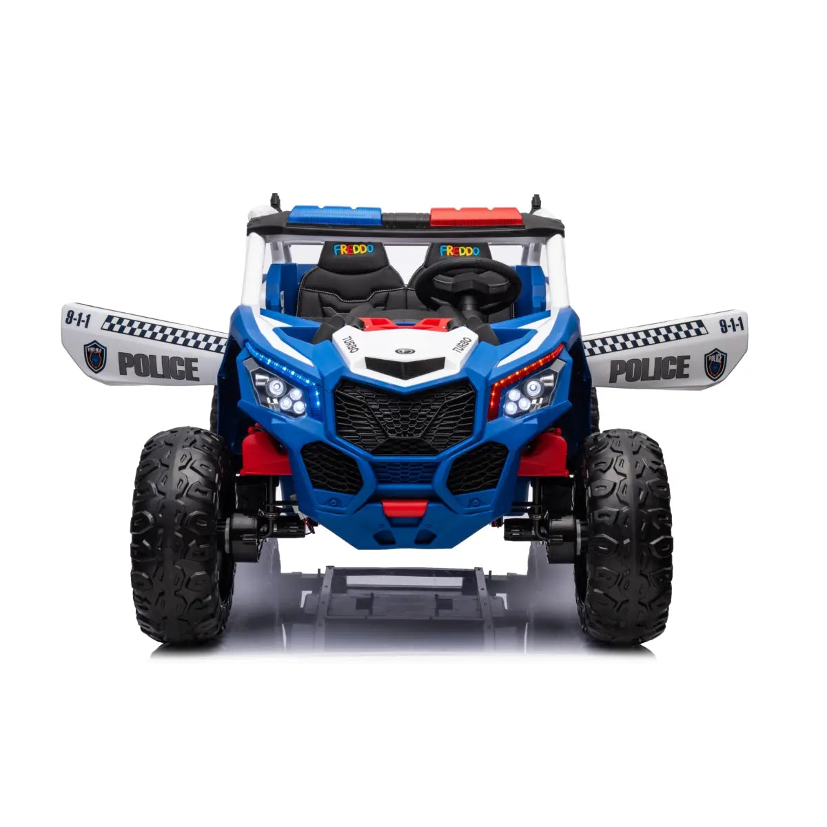 24V Freddo Police UTV Ride-On with Lights & Sirens – Freddo Toys