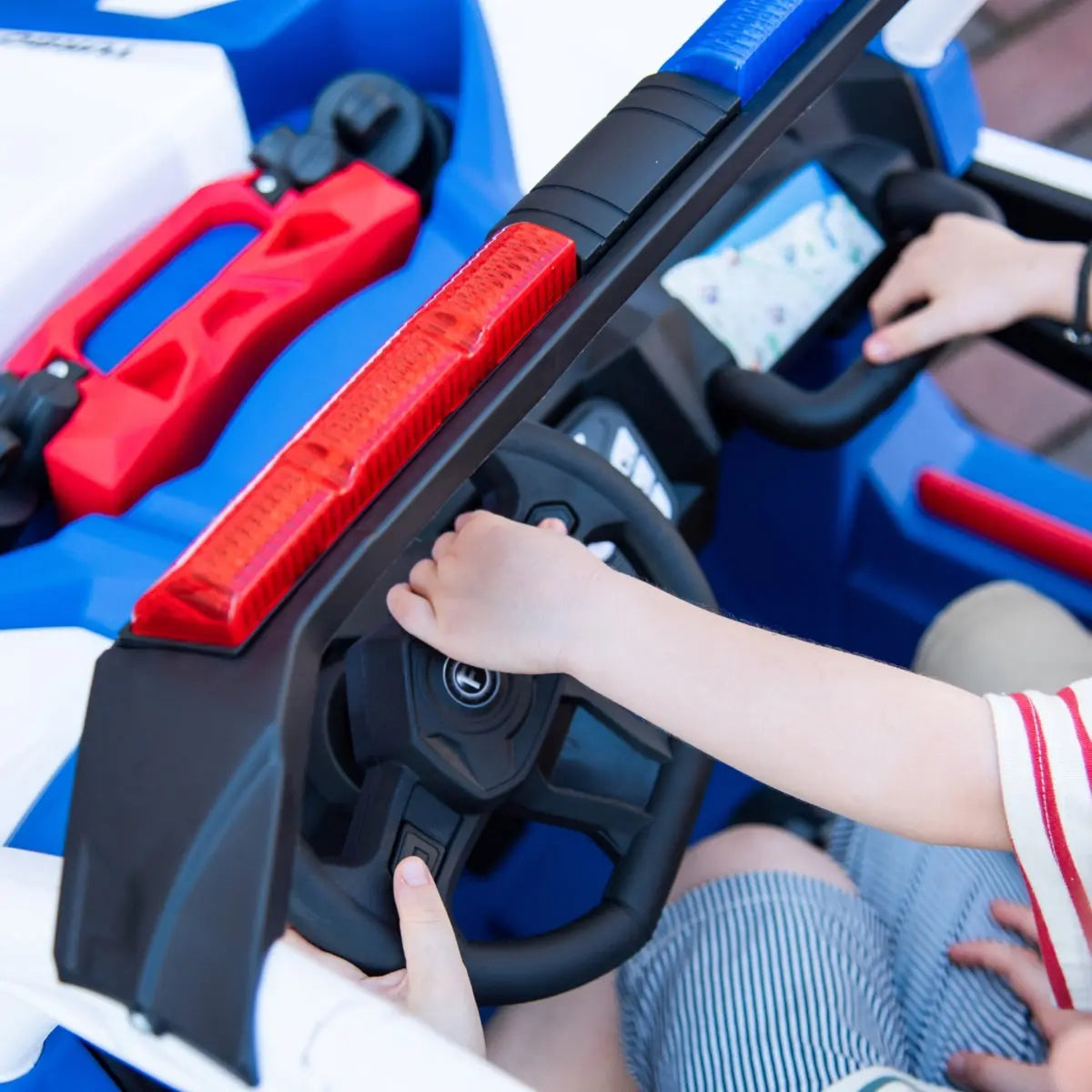 24V Freddo Police UTV Ride-On with Lights & Sirens – Freddo Toys