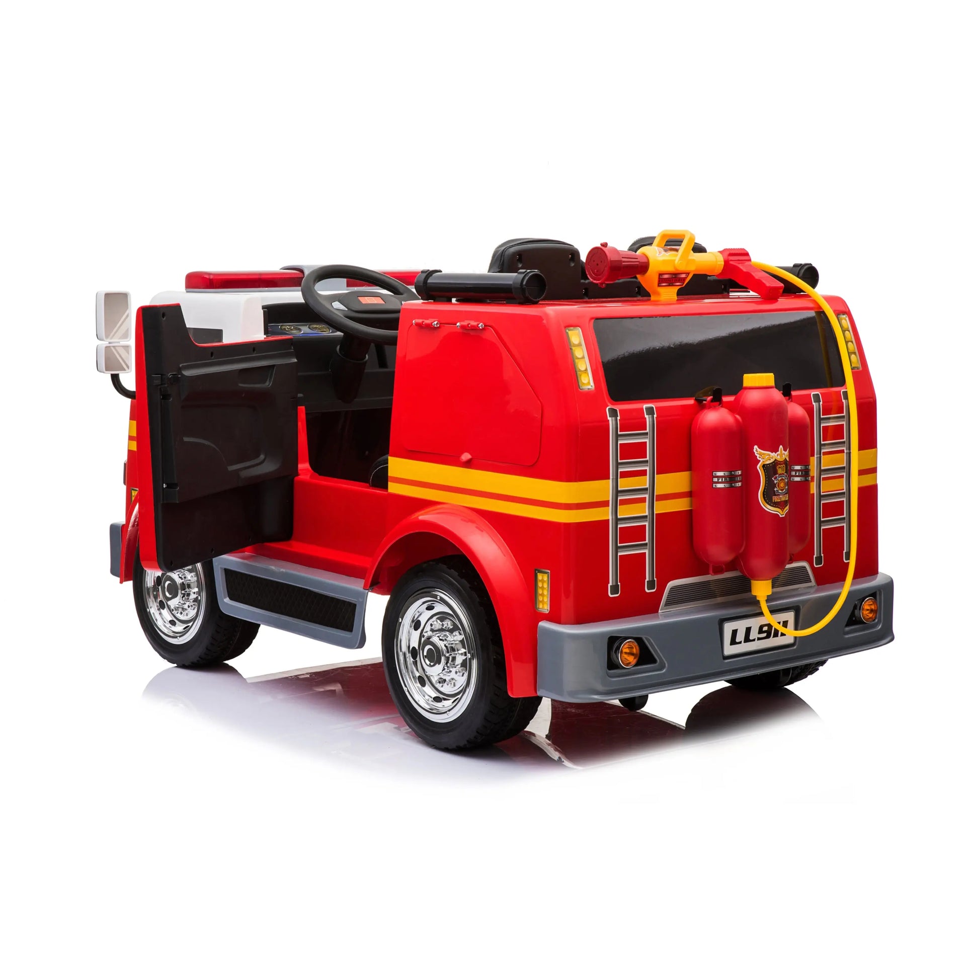 24V Freddo Fire Truck 2-Seater Ride on – Freddo Toys