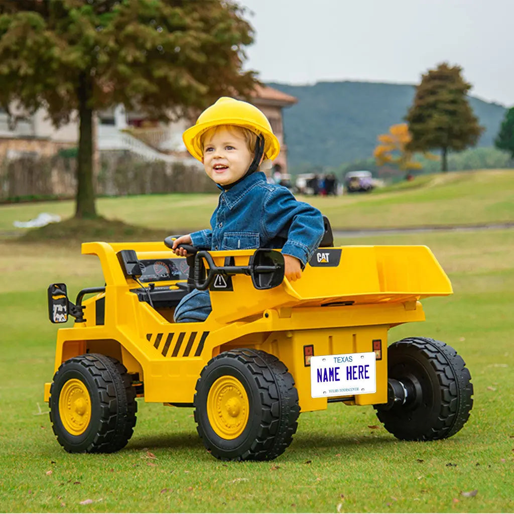 Custom Kids’ Ride-On Car License Plate – Freddo Toys